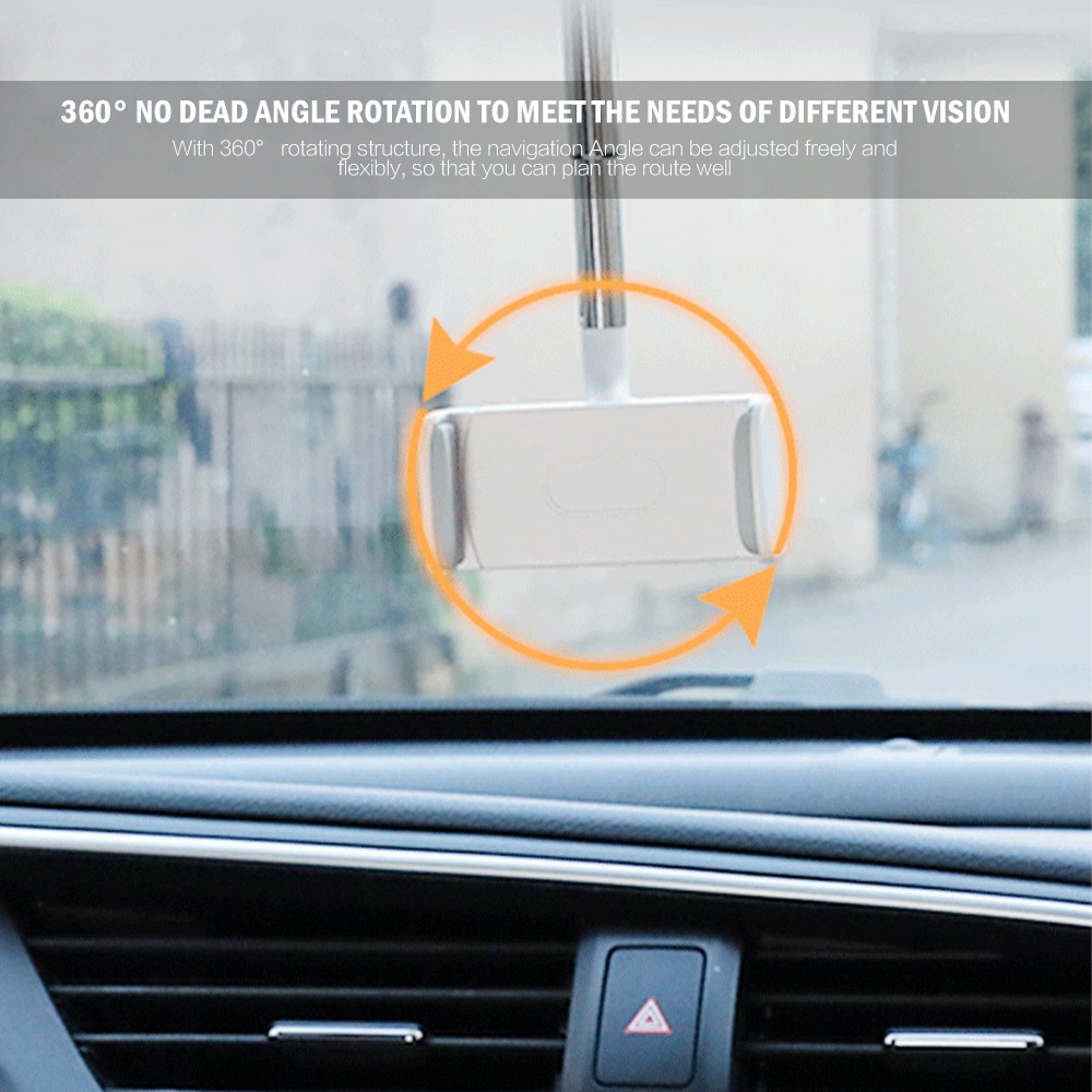 360 Degree Rearview Mirror GPS Support Bracket – Mebior